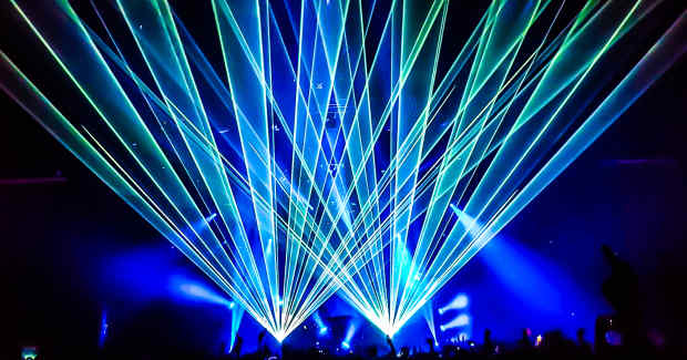 See Stunning Way Excision Fans' Cell Phones React To Majestic Laser ...