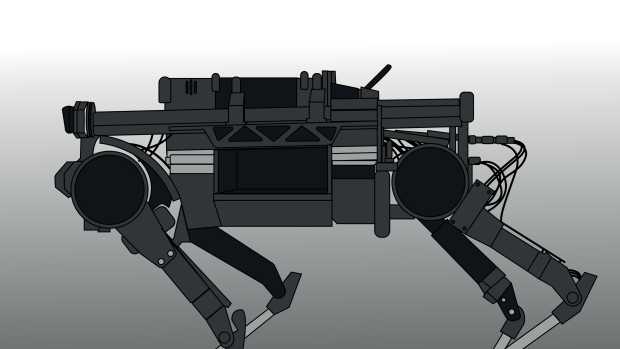 This Robotic Dog With A Rocket Launcher On Its Back Is Deeply ...